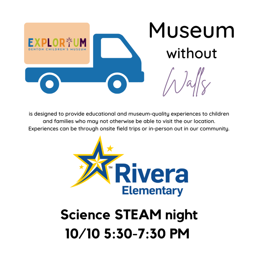 Museum Without Walls at Science STEM Night - Explorium