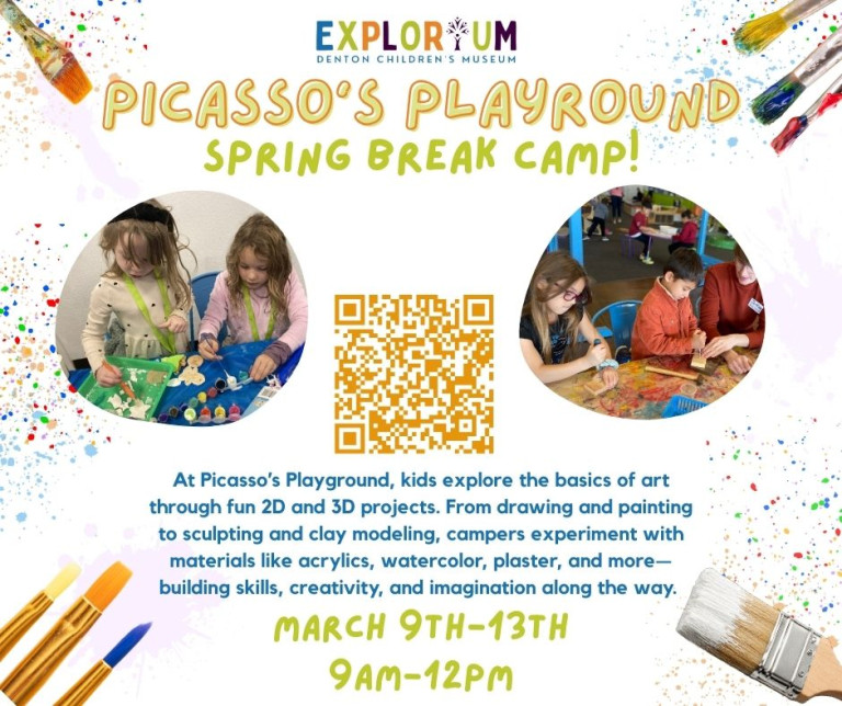 Picasso's Playground Spring Break Camp - Explorium